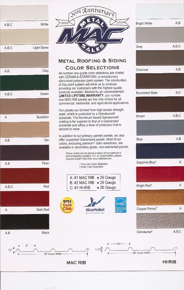 Backyard World - SHEDS - Guardian Metal Colors